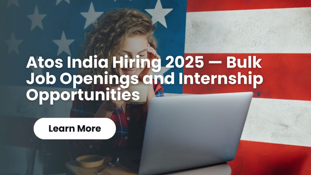 Atos India Hiring 2025 | Find Jobs in DevOps, Frontend, Backend, Data ...